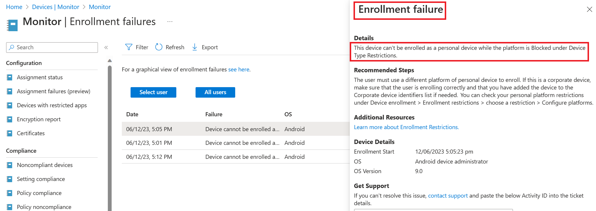 Teams Android Phone Enrollment failure in Intune. Signing Out…Couldn’t ...